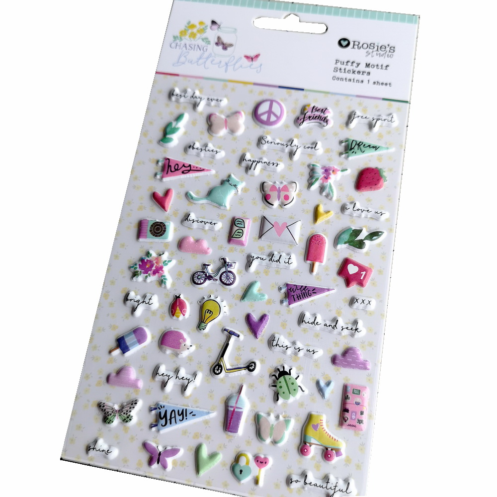 CRZCrafter Puffy Motif Stickers Embellishments Min... – Vicedeal