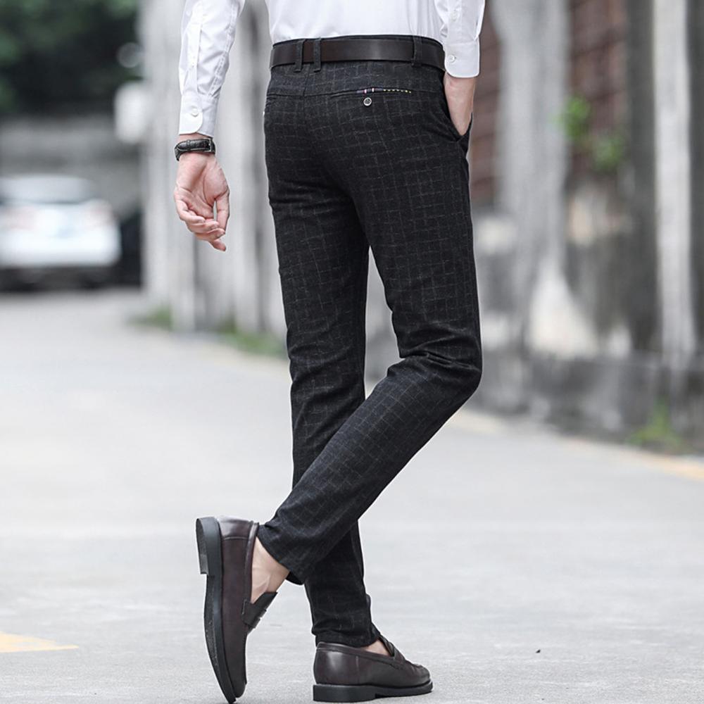 Men Suit Pant Smart Casual Business Autumn Winter ... – Vicedeal