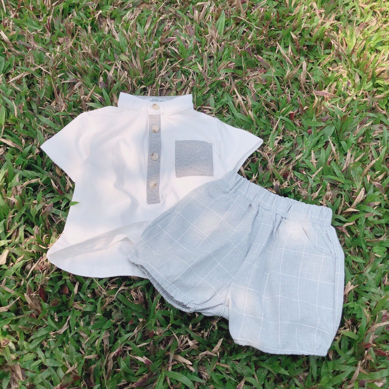 Ins Summer Spanish Boys Two-piece Lapel Shirt+Shor... – Vicedeal