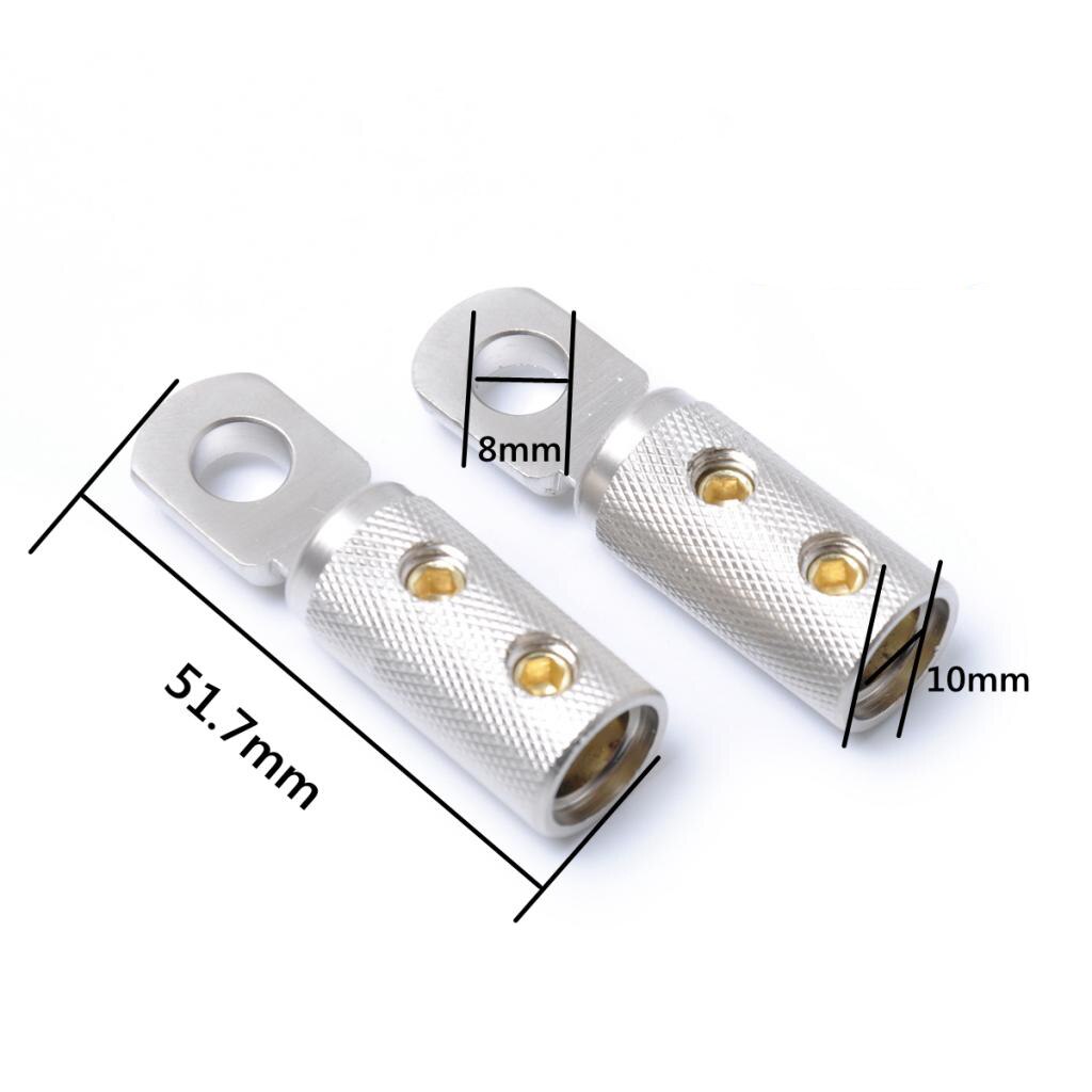 4pcs 2 Wire Coupler Terminal Butt Connector 4 GA A... – Vicedeal