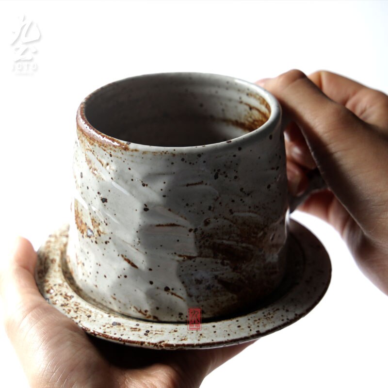 Nordic Rough Handmade Pottery Coffee Cup Set Japan... – Vicedeal