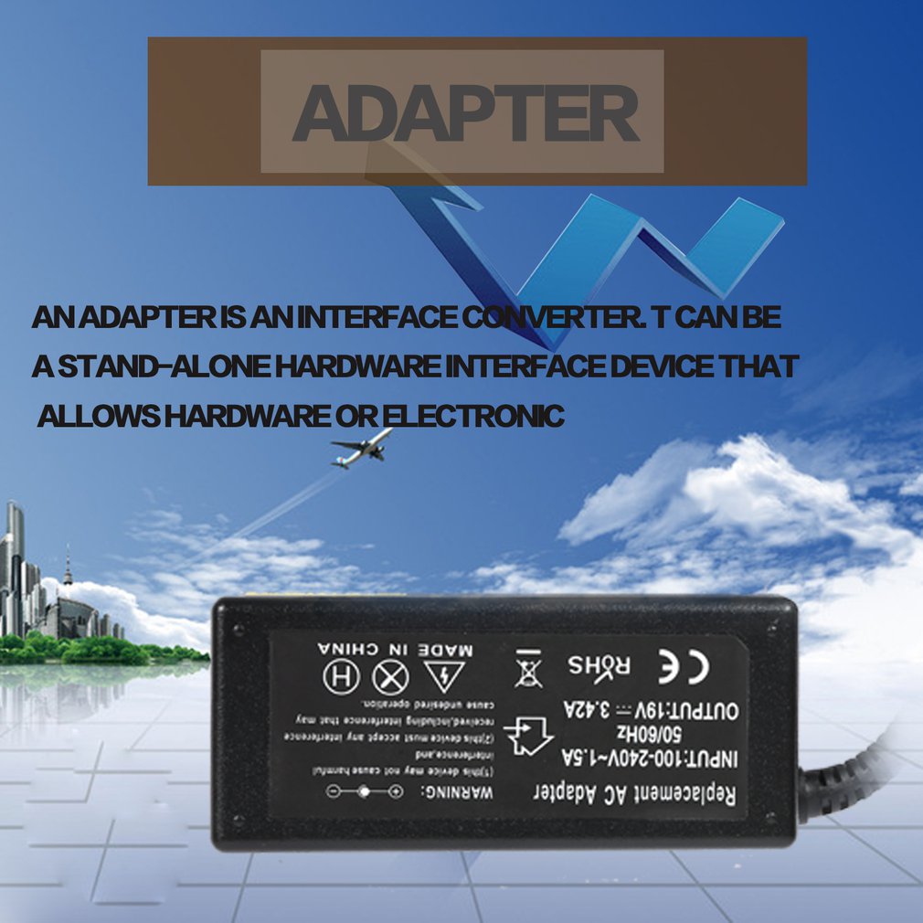 65W 19V 3.42A Overvoltage protection Adapter Lapto... – Grandado