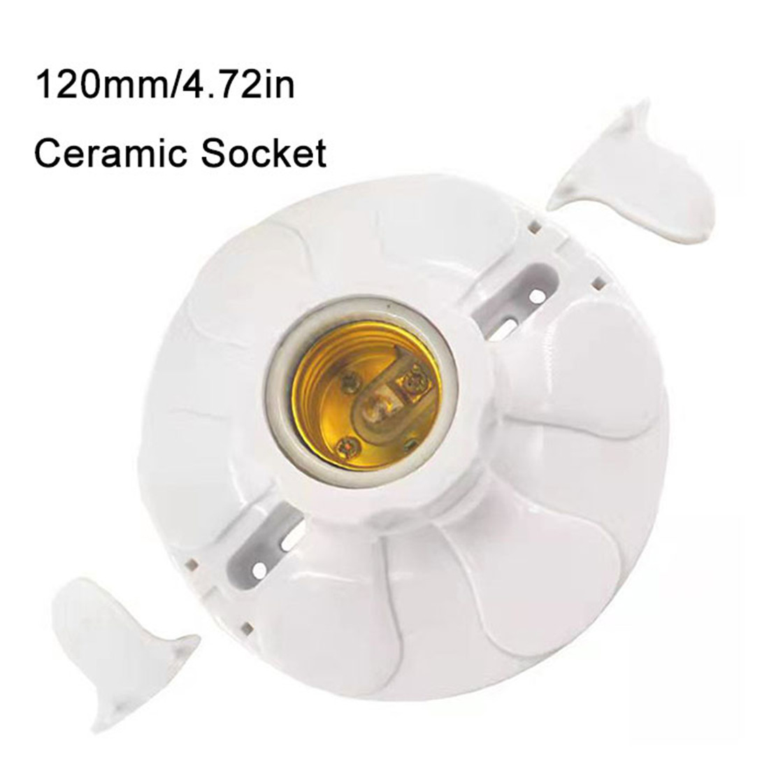 4/6/10/15pcs 120mm E27 Ceramic Light Holder,Keyles... – Grandado
