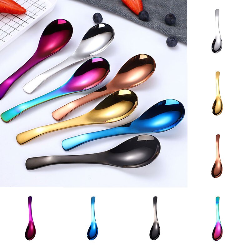 Highly 304 Stainless Steel Spoon 3 Size Large Gold... – Grandado