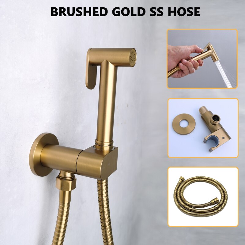 Messing Bidet Sprayer Set Solide mit Öffnen und Sc... – Grandado