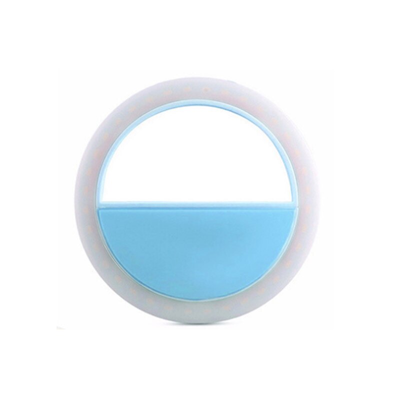 Clip on ring lys kamera selfie led kamera lys med ... – Vicedeal