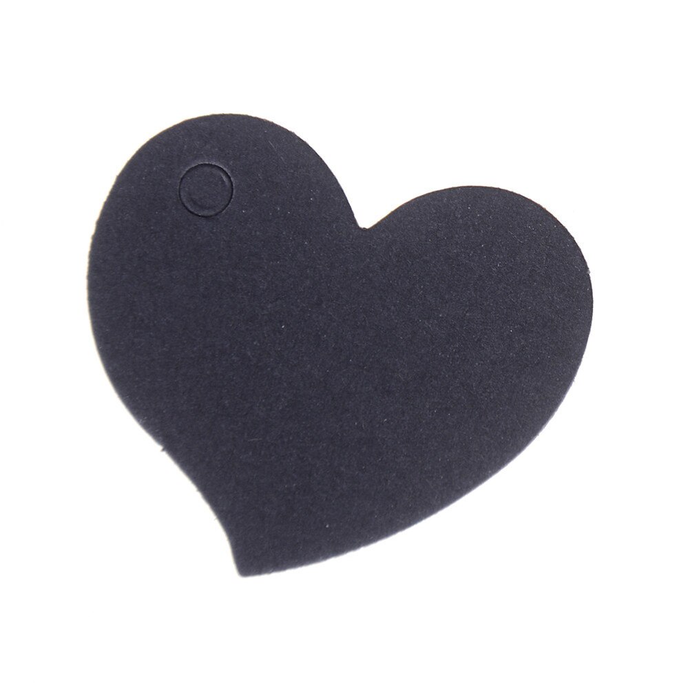 4.5x4cm 100Pcs/pack Heart Shape Blank Kraft Paper ... – Grandado
