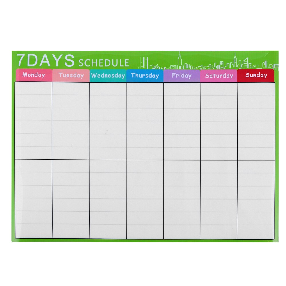 1Pc Magnetic Plan Sticker Erasable Monthly Plan St... – Grandado