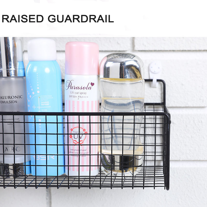 Wall Mounted Bathroom Shelf Shower Shampoo Rack To... – Grandado