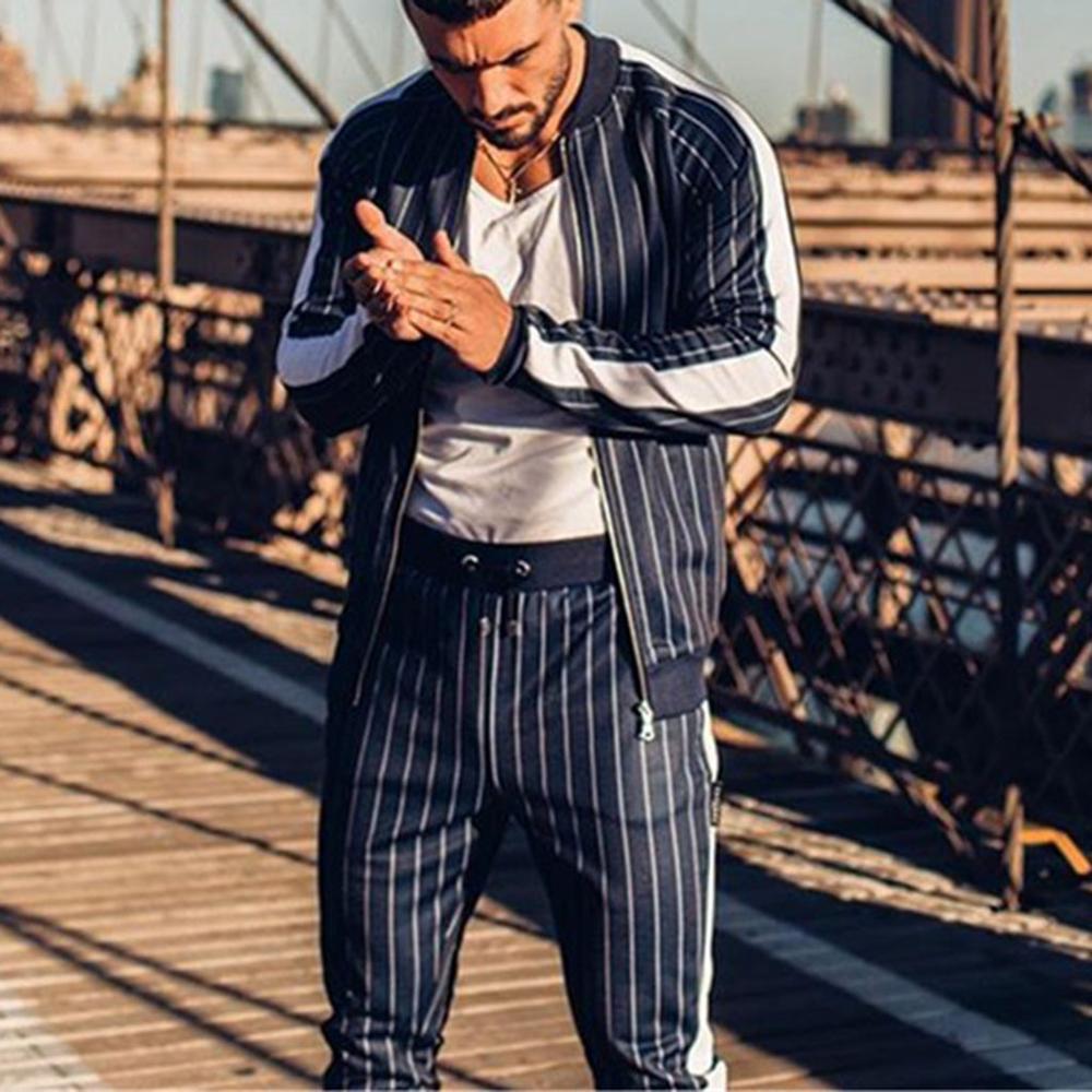 Men's Autumn Hoodies Tracksuit Set Male Sweatshirt... – Grandado