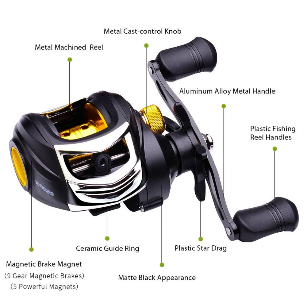 All-Metalen Visserijspoel Super Glad Spinning Reel... – Grandado