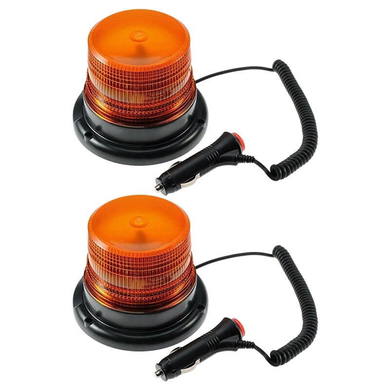 2PCS Amber LED Flashing Strobe Lights 12V netic Wa... – Grandado