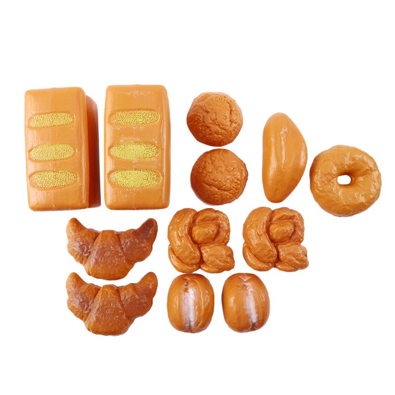 12 Piece Simulation Bread Set, Pretend Play Toy Fo... – Vicedeal