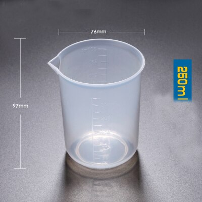 1set (25ml,50ml,100ml,250ml) Plastic beaker Food G... – Vicedeal
