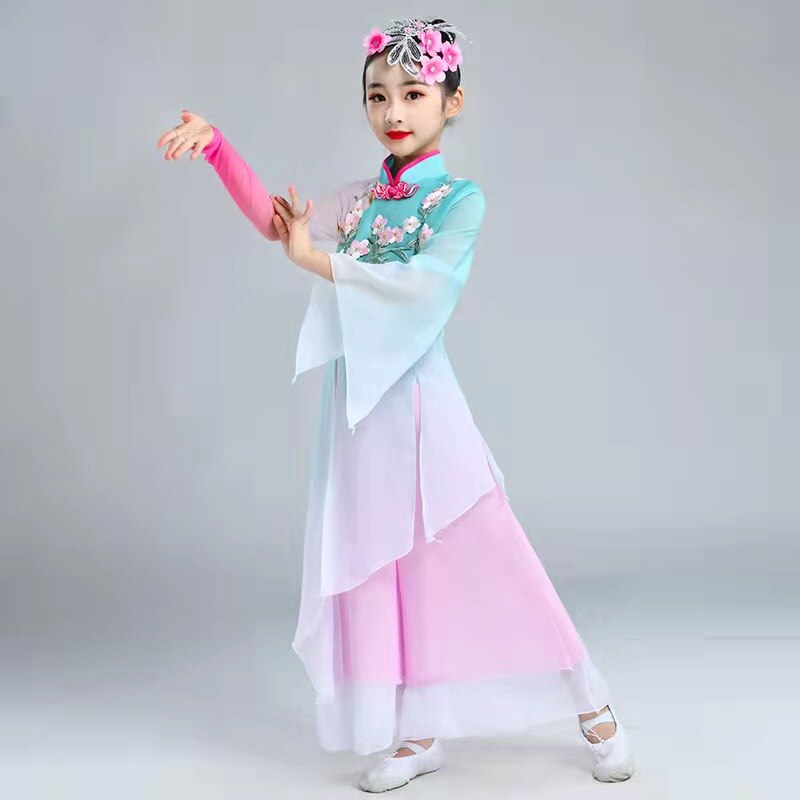 Ancient Fan Dance Wear Modern Dance Chinese Style ... – Grandado
