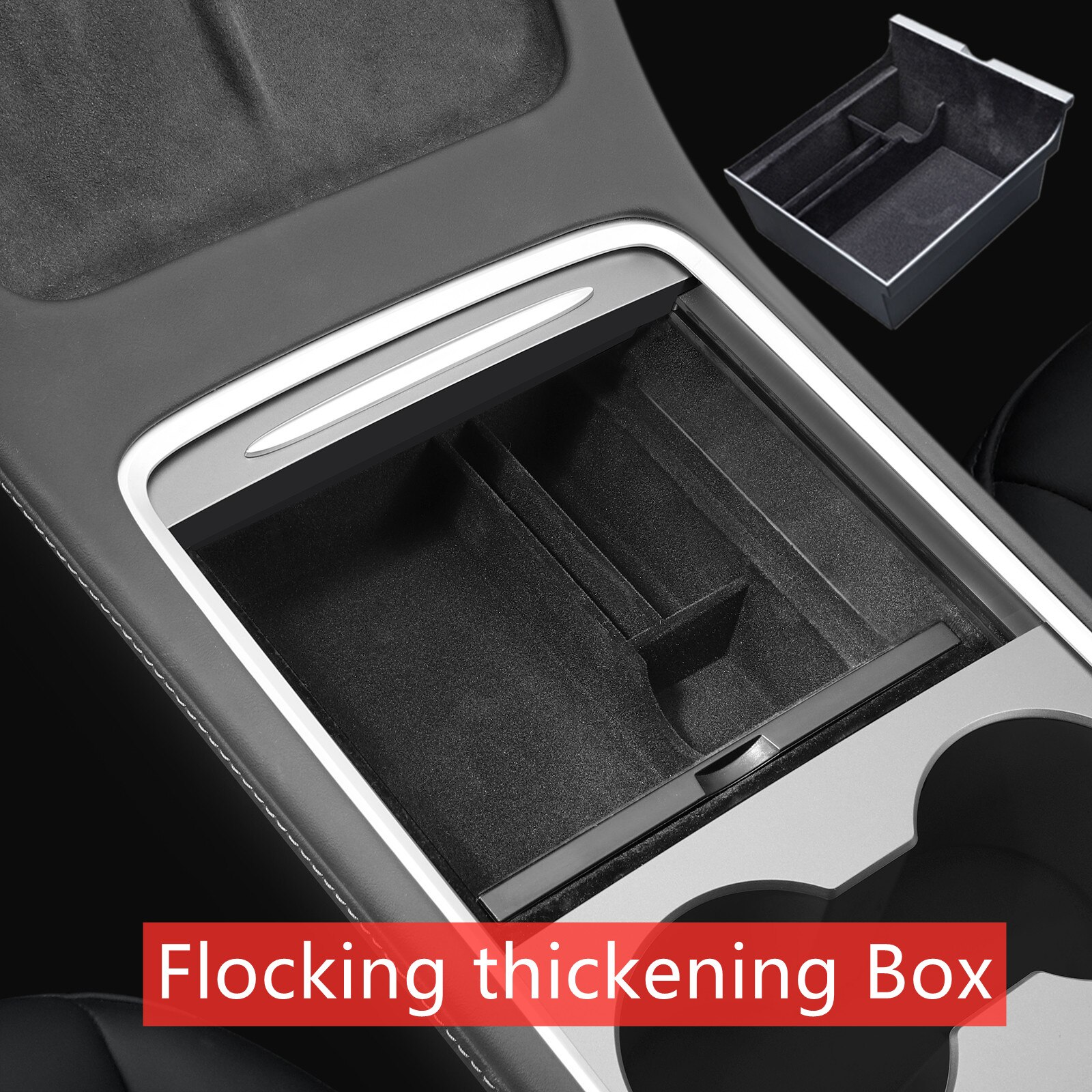 TEFUN For Tesla Model 3 Y 2022 Storage Box Car Cen... – Vicedeal
