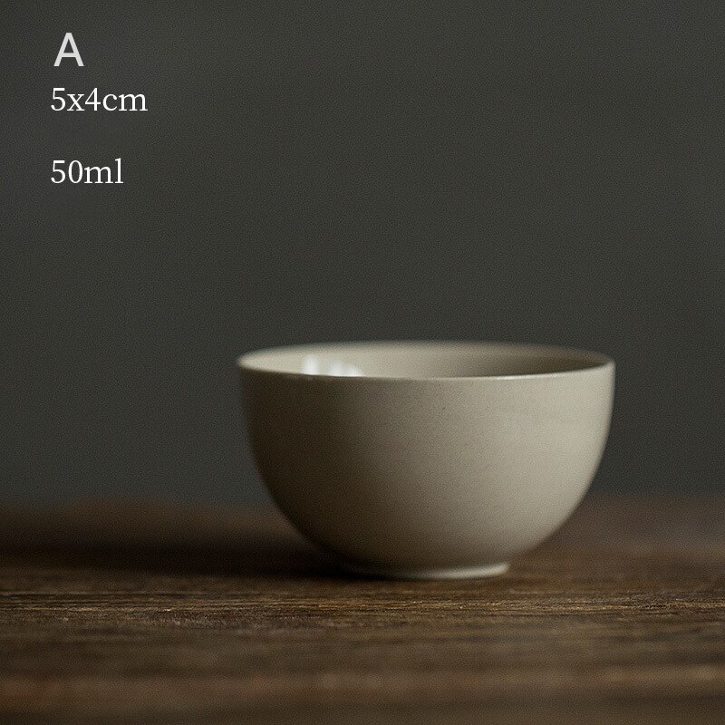 Vegetal Gray Kung Fu Tea Cup China Gray Master Cup... – Vicedeal