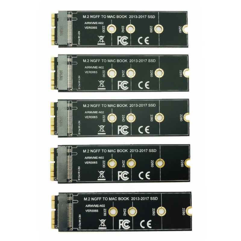 5 stuks nvme m2 ssd-adapter converteert kaart voo... – Grandado