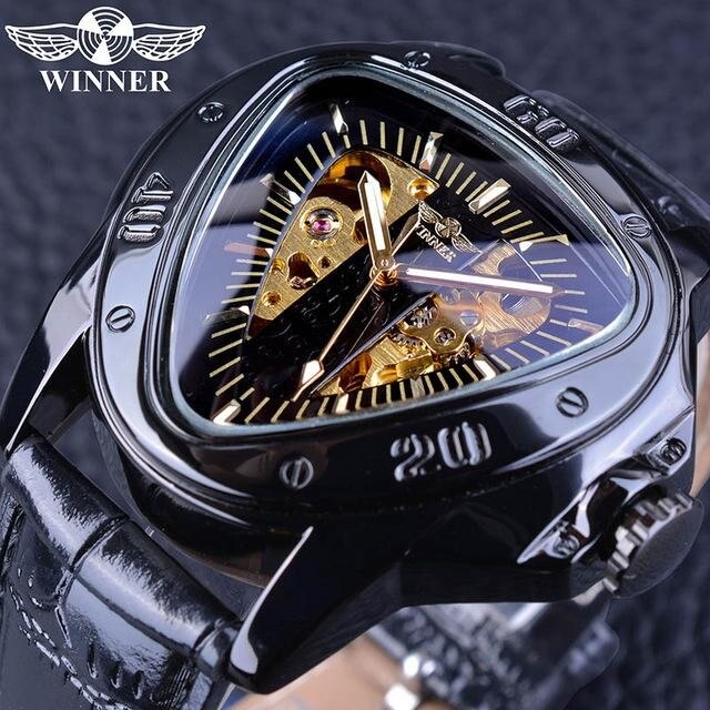 W5-WINNER MEN AUTOMATIC MECHANICAL WRIST WATCHES T... – Grandado