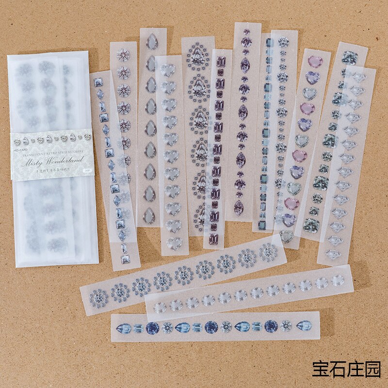 30Pc Vintage Zwavelzuur Papier Doorschijnend Strip... – Grandado