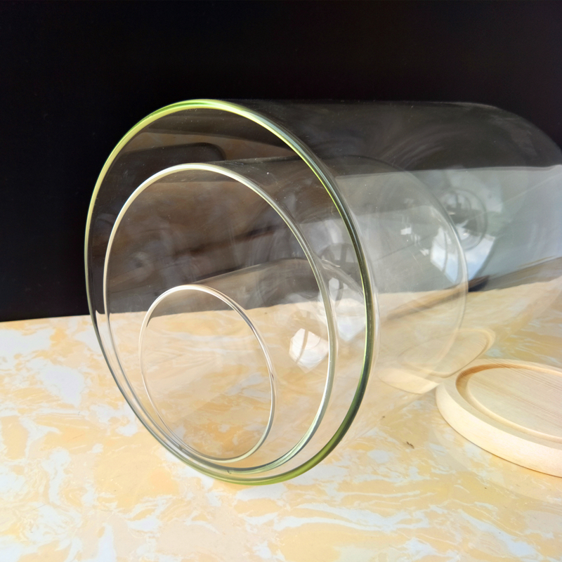 20*35cm Different Base Big Size Glass Dome Vase Ho... – Vicedeal