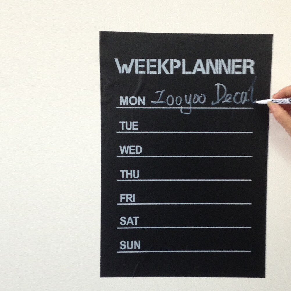 31*45 cm PVC Week Planner Office Blackboard School... – Vicedeal
