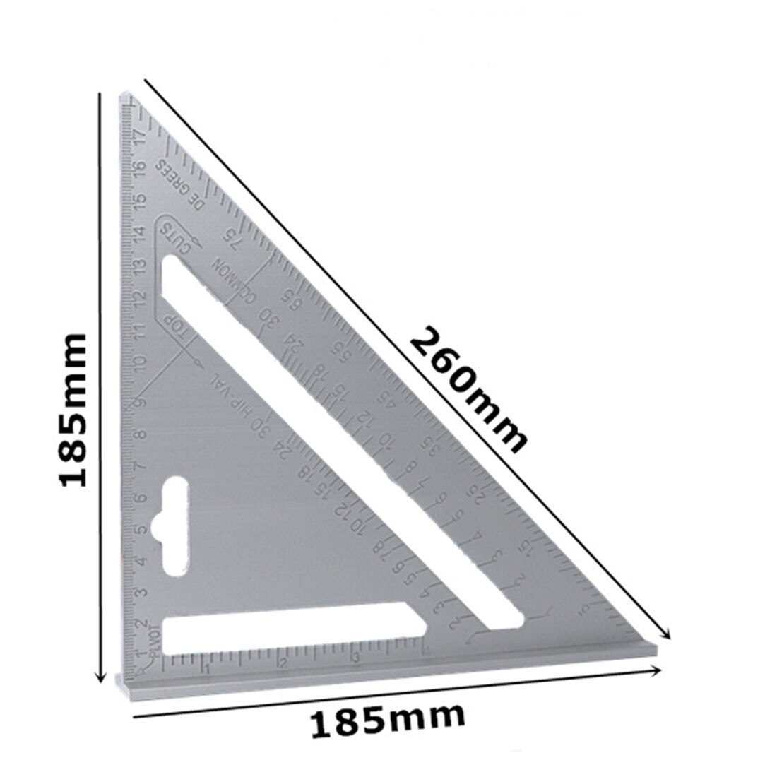7 ''/12" Aluminium Driehoek Hoek Gradenboog Snelhe... – Grandado