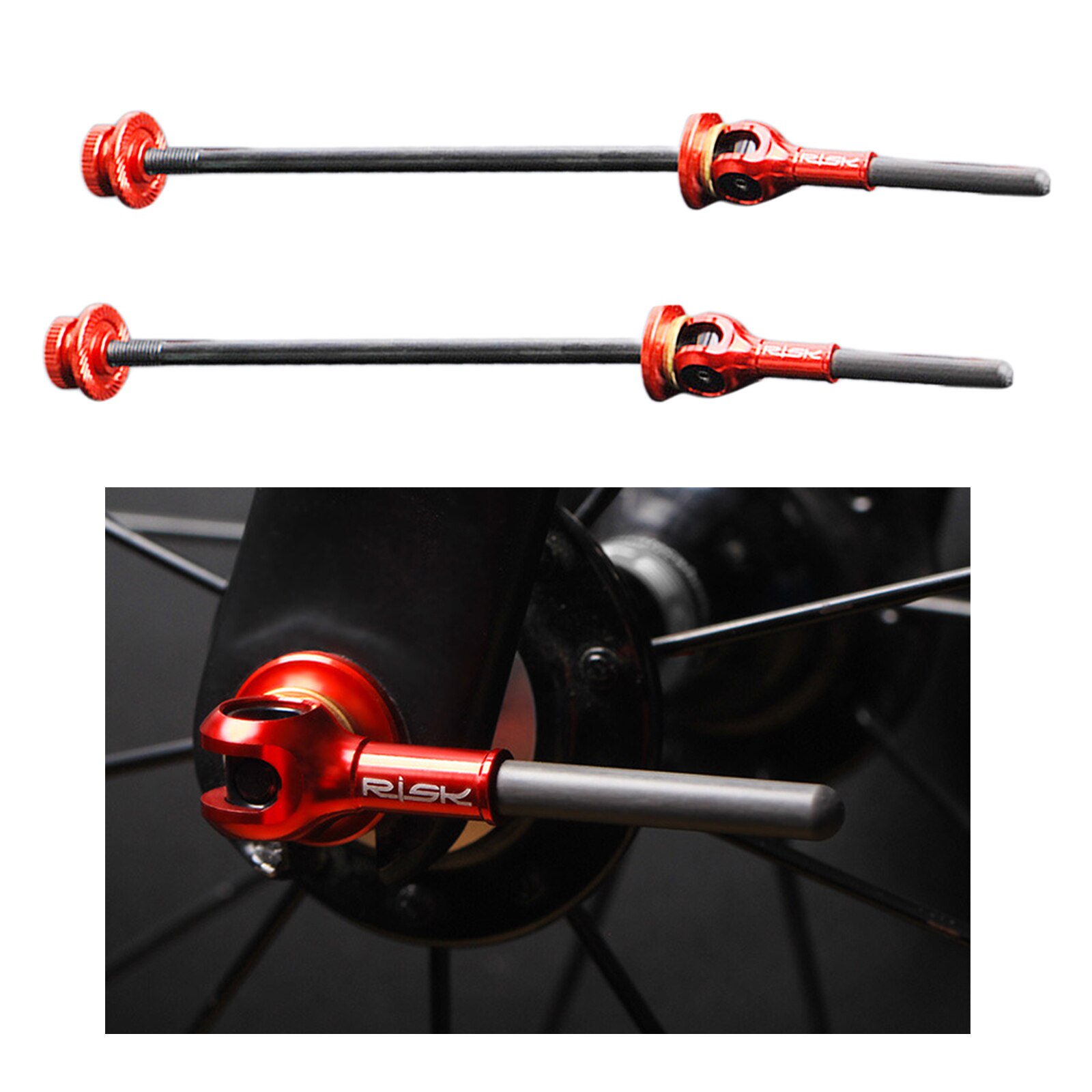 Paar Bike Wheel Hub Voor Achter Spiesjes Clip Moun... – Vicedeal