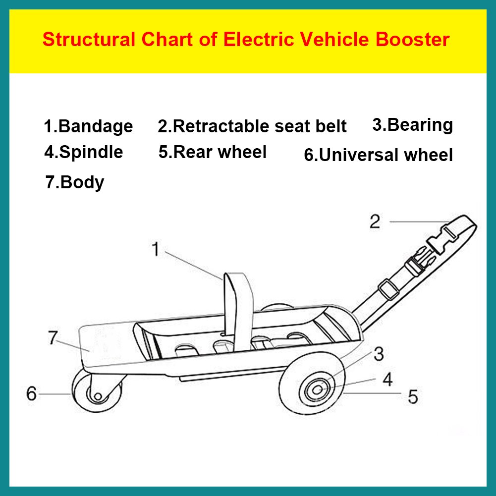 Booster Broken Tire Emergency Power Trailer Motorc... – Grandado