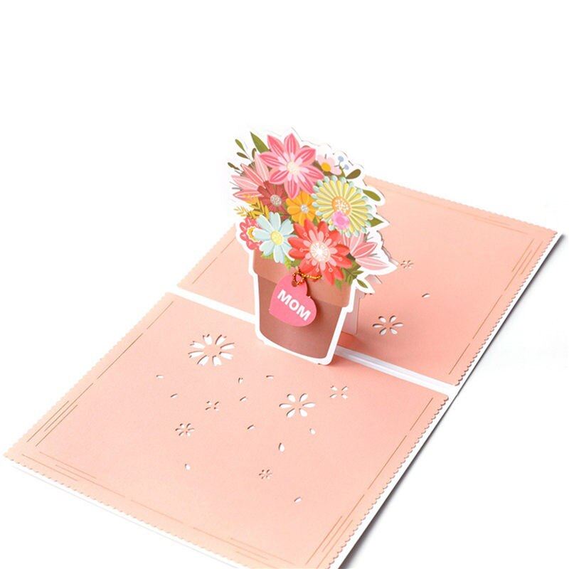 Pop-Up Mothers Day Card 3D Bouquet Greeting Birthd... – Grandado