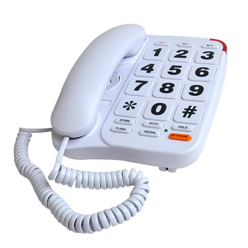Large Button Corded Phone for Senior, Hands-Free D... – Grandado