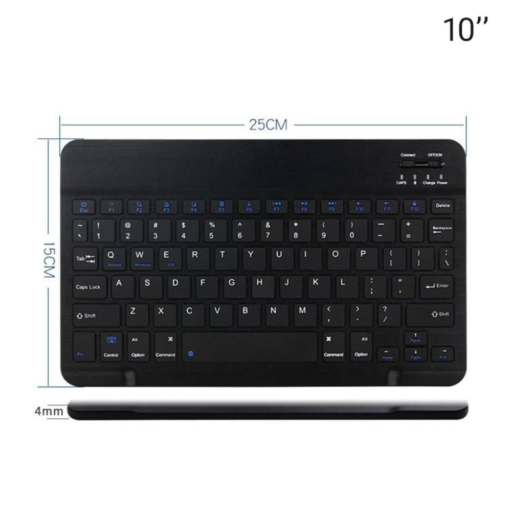 7/10Inch Mini Slim Wireless Bluetooth Keyboard Toe... – Vicedeal