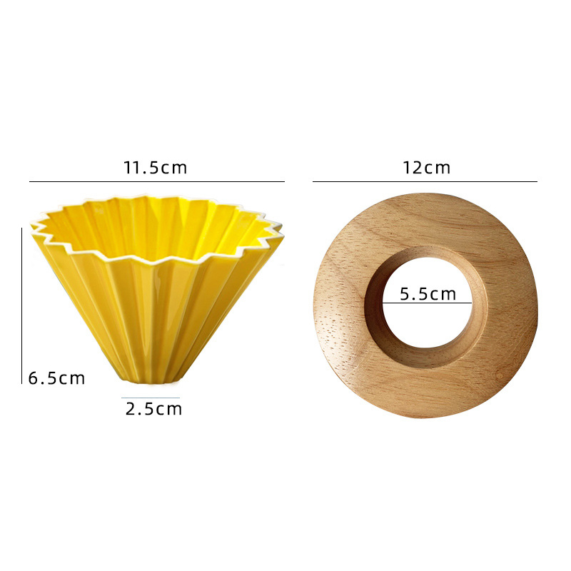 Espresso Ceramic Coffee Filter Cup Ceramic Pour Ov... – Vicedeal