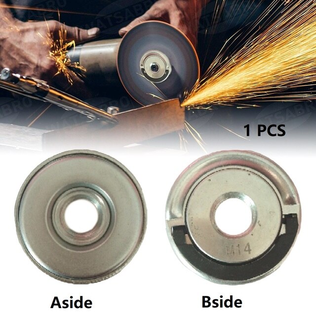 1/2Pcs M14 Thread Angle Grinder Nuts Flange Nuts S... – Vicedeal