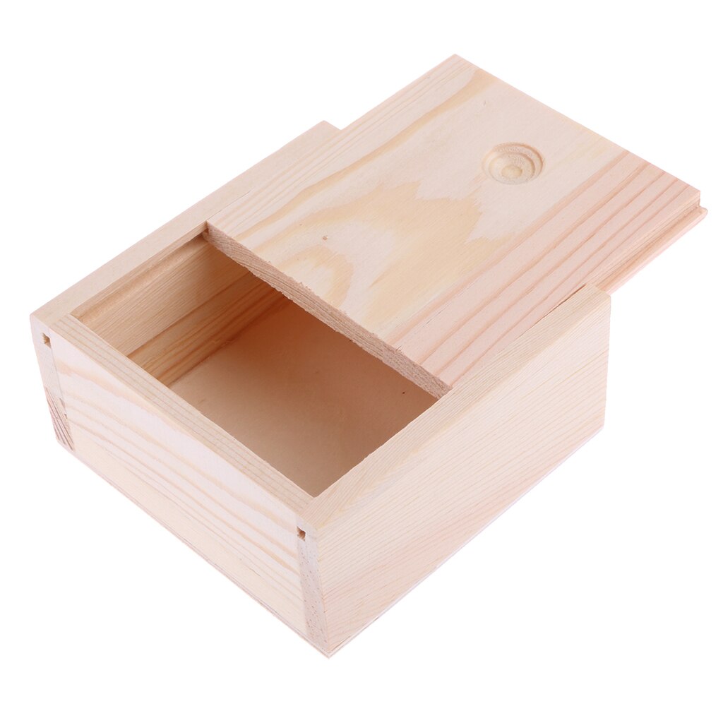 Mag Small Plain Wooden Jewellery Box Container Sma... – Grandado
