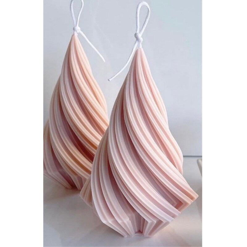 Conical Geometric Wax Molds DIY Abstract Home Art ... – Grandado