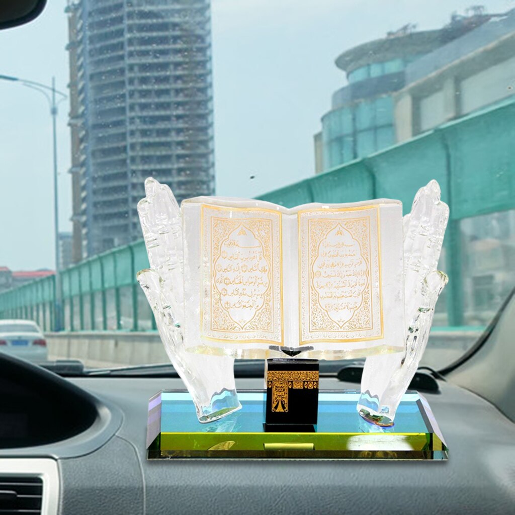 Beautiful Muslim Crystal Ornament Mini Model Quran... – Grandado