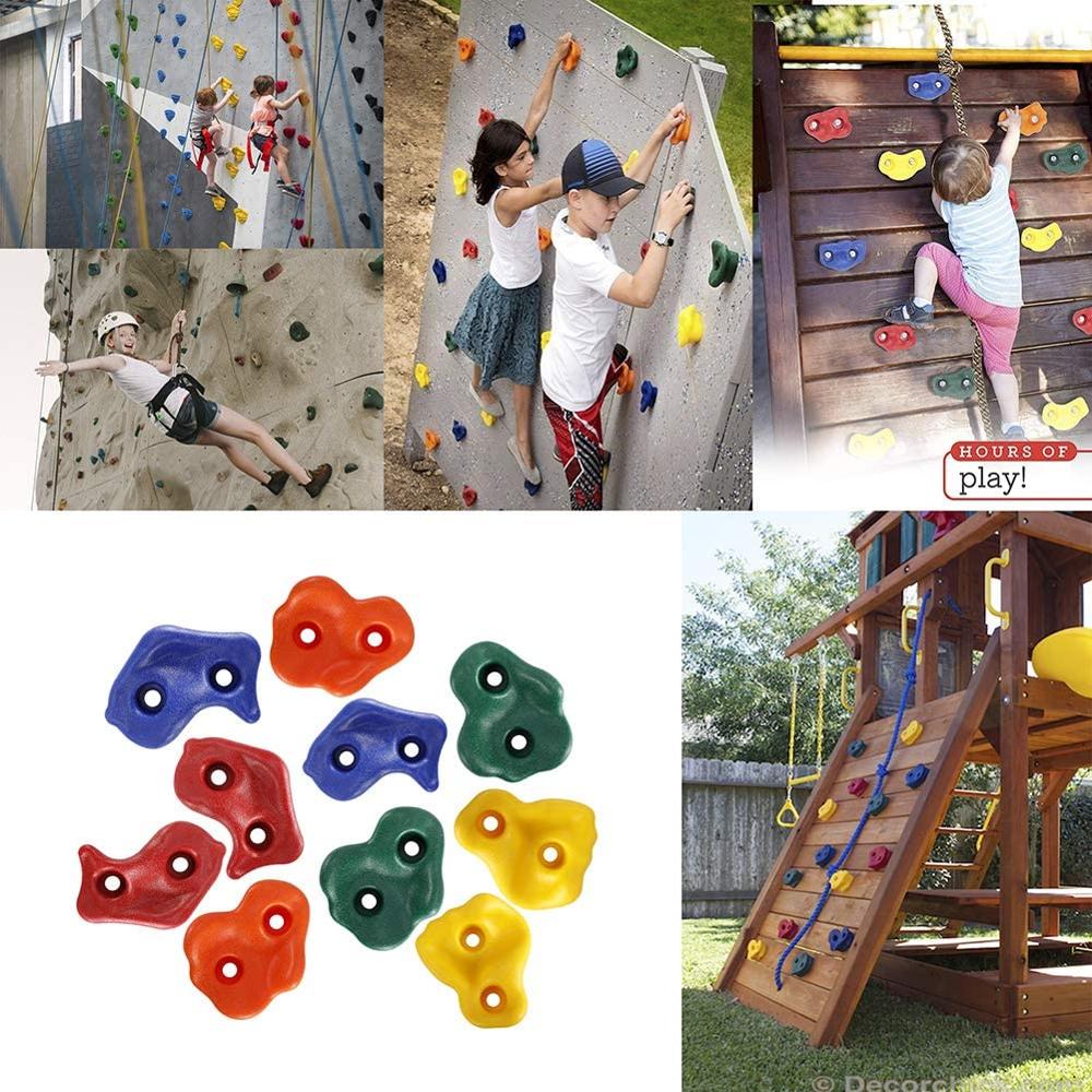 Climbing Frame Rock Climbing Wall Stones Hand Feet... – Grandado