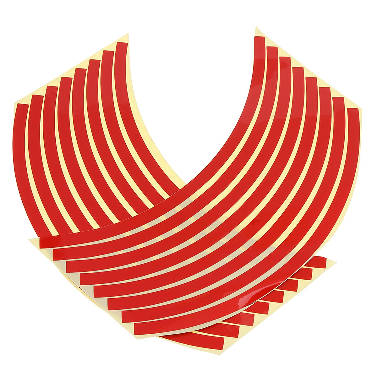 12 Inch Rood Strips Wiel Stickers Ring Sticker Aut... – Grandado