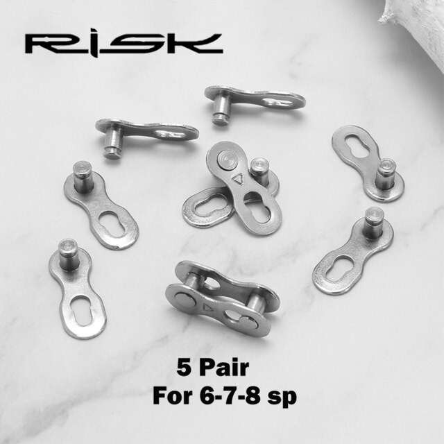 5 Pair Bicycle Chain Quick Link Connector Joints M... – Grandado