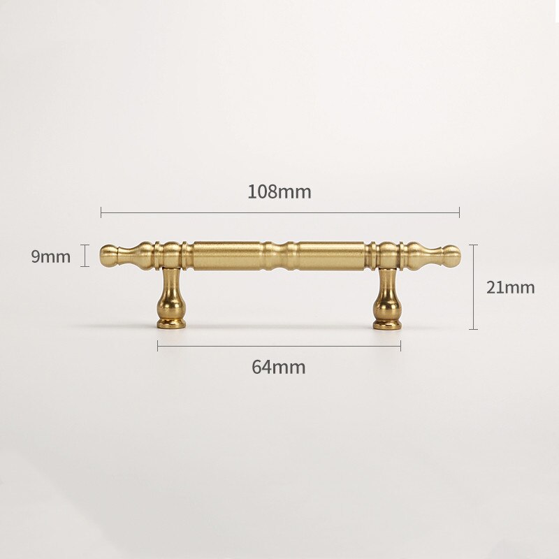 European Style Brass Handles Cupboard Door Knob Dr... – Grandado