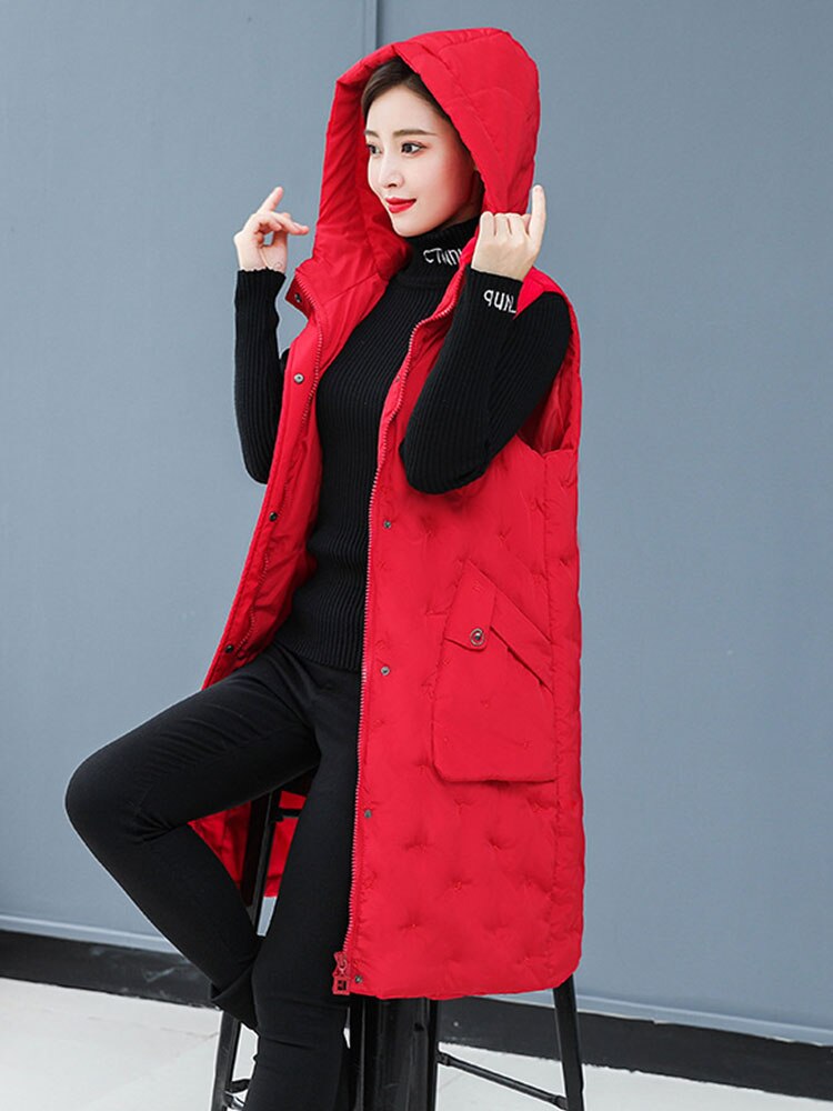 Spring autumn cotton waistcoat women vest jacket w... – Grandado