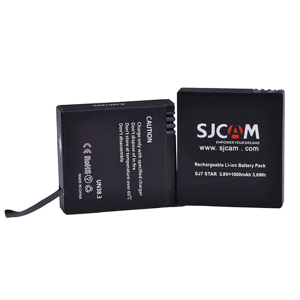 SJ7 Battery with LED 3-slot Charger for SJCAM SJ7 ... – Vicedeal