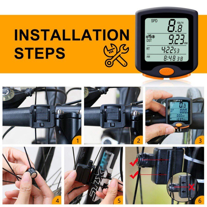 Bike Speed Meter Digitale Fiets Computer Multifunc... – Vicedeal