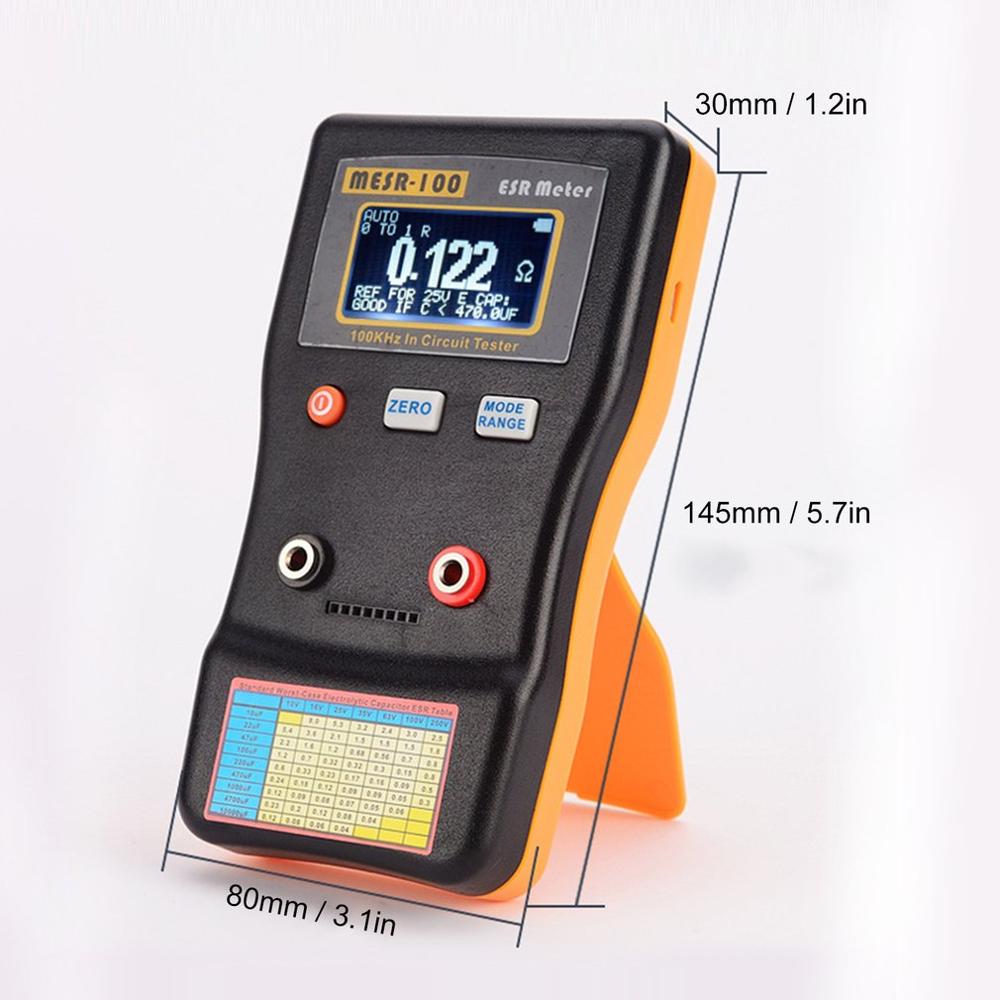 Mesr 100 Esr Capacitance Meter Ohm Meter Measuring Vicedeal