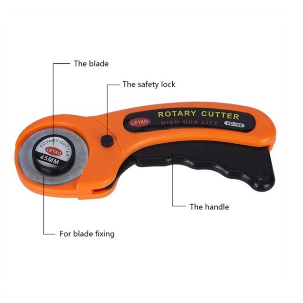 45mm / 28mm Rotary Cutter Set Blades Fabric Leathe... – Grandado