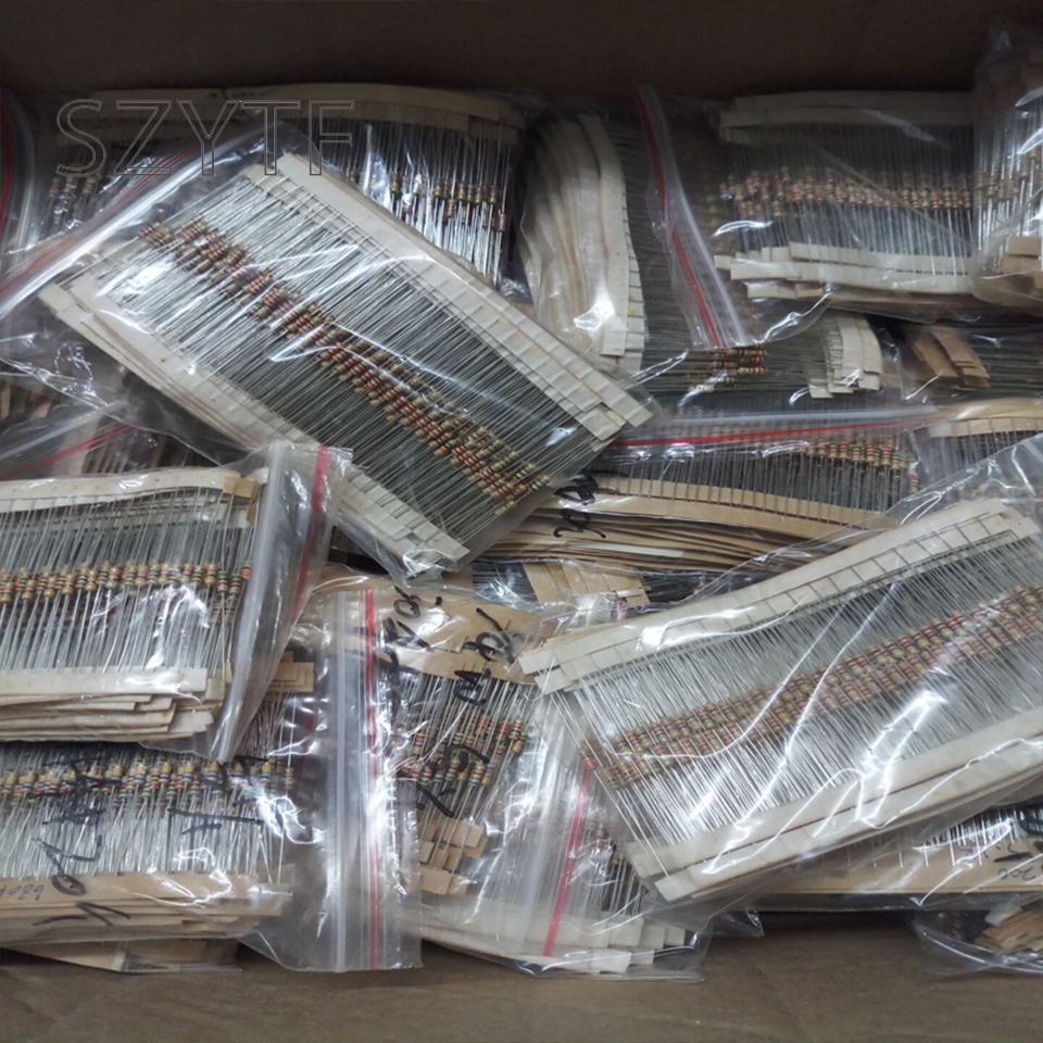 1/4W carbon film resistor package 5% 10 ohm-1M com... – Grandado