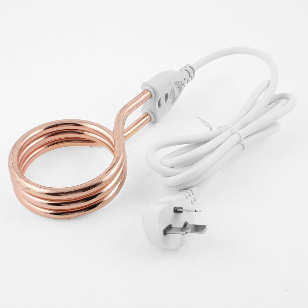 3 Pin AU Plug Copper Tone Metal Electric Immersion... – Vicedeal