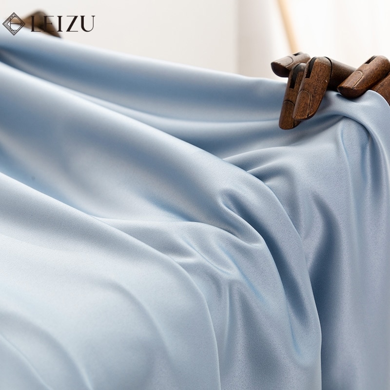 Soft Polyester Navy Satin Wedding Dress Fabric By ... – Vicedeal