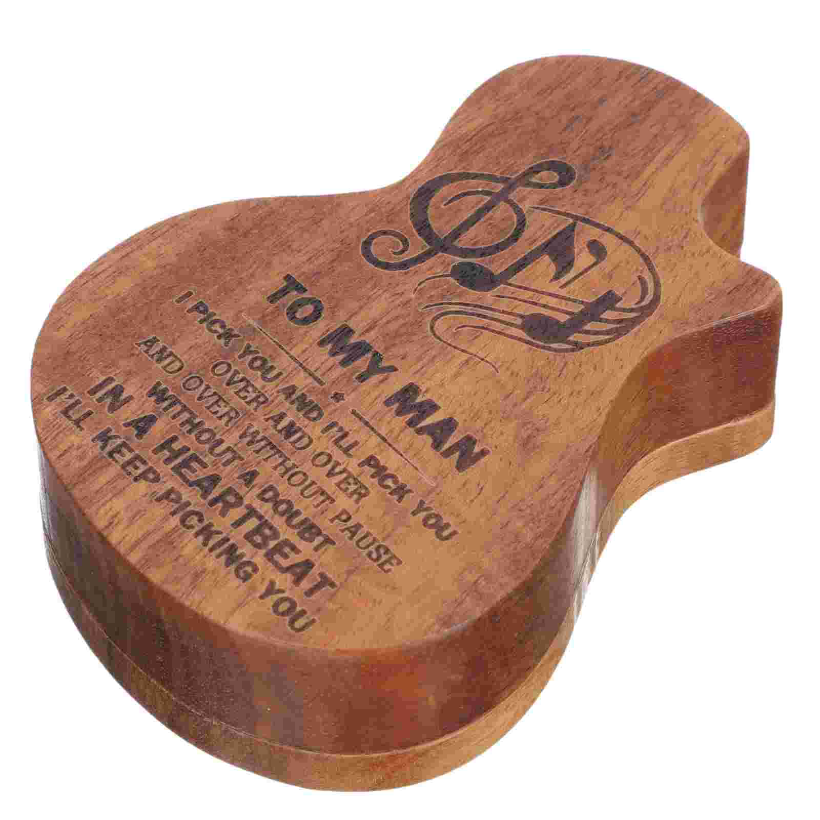 Houten Gitaar Pick Case Praktische Gitaar Pick Bas... – Vicedeal